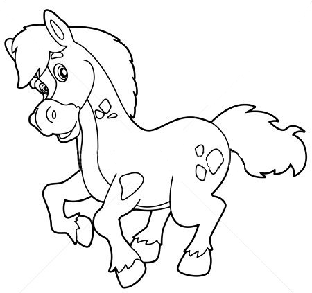 Planse de colorat si fise pentru copii: MAGARUL - PLANSE de colorat cu ...