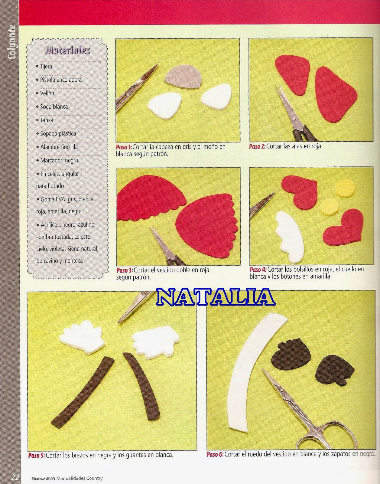 Como hacer ositos en foamy | Revistas de manualidades Gratis