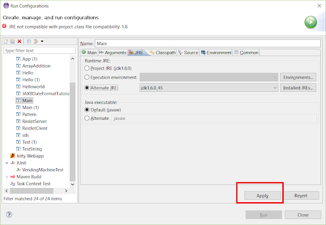 Eclipse - Unsupported major.minor version 53.0, 52.00, 51.0 Error in ...