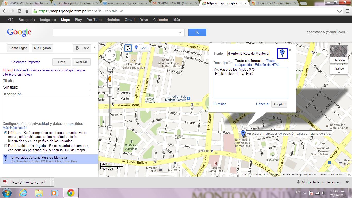 INTRODUCCIÓN A LA COMPUTACIÓN: Practica Calificada