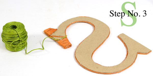 Party Ideas by Mardi Gras Outlet: Rope Wrapped Decorative Letter Tutorial