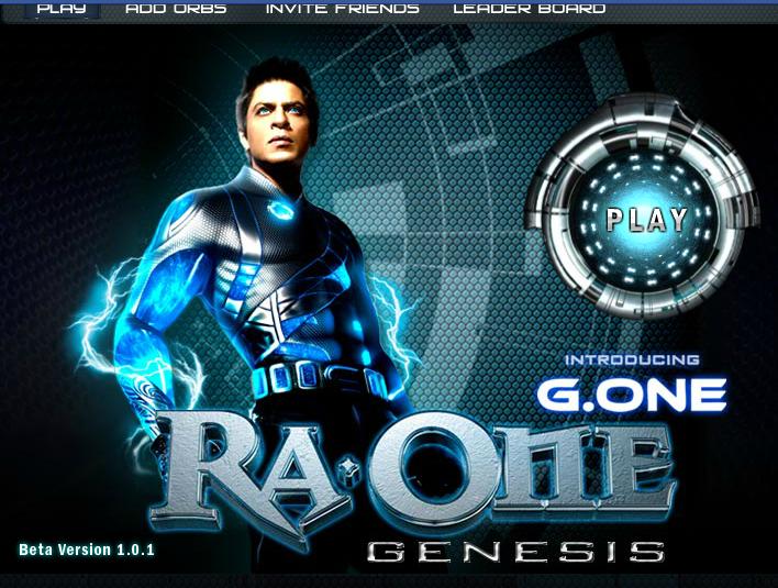 Play Ra.ONE Genesis Game on Facebook : Win Movie Tickets, Dinner with ...