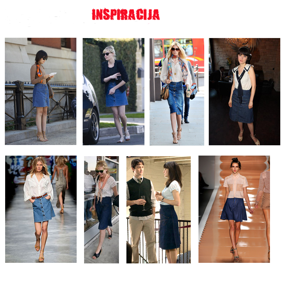 suknje haljine i jos ponesto: Teksas suknja