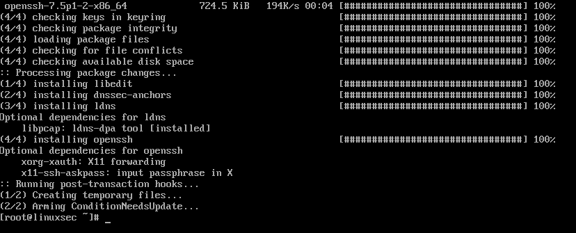 Cara Install Dan Konfigurasi OpenSSH Di Arch Linux cara-install-dan-konfigurasi-openssh-di-arch-linux