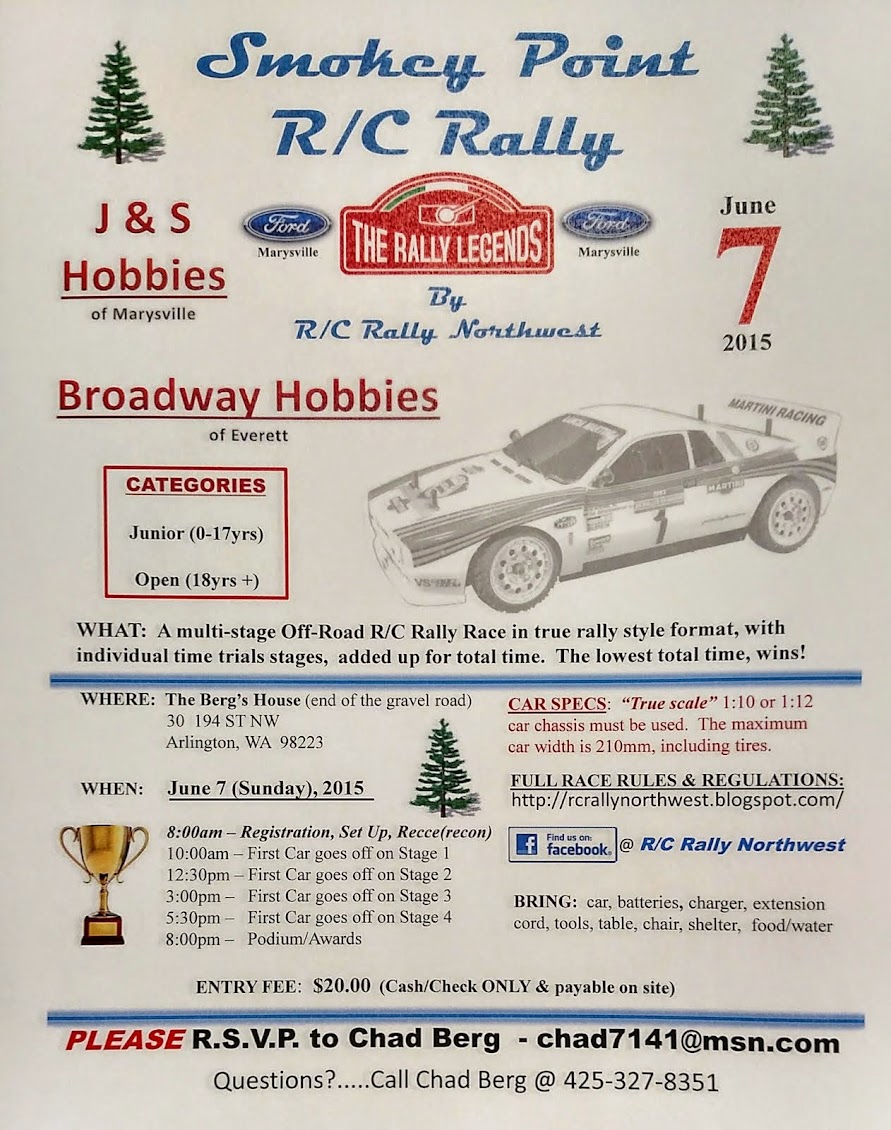 R/C Rally Northwest: R/C Rally Rules & Regulations
