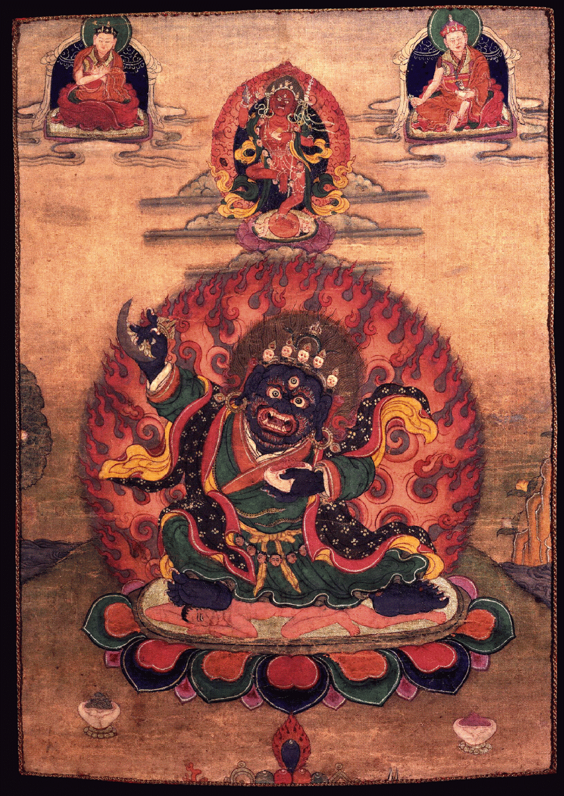 Destiny Gallery 丰天林: Bernagchen Chen (Black Robe) Mahakala (Kagyupa ...