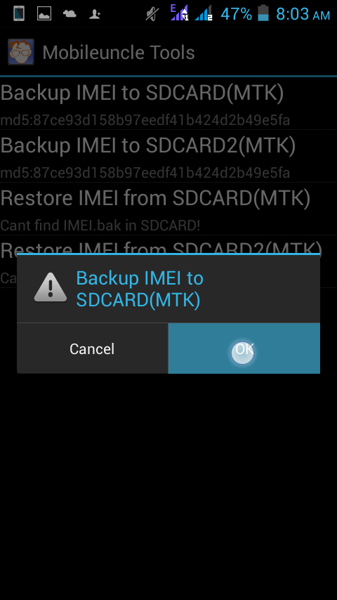 How To Backup and Restore IMEI On Android by using mobileuncle tools ...