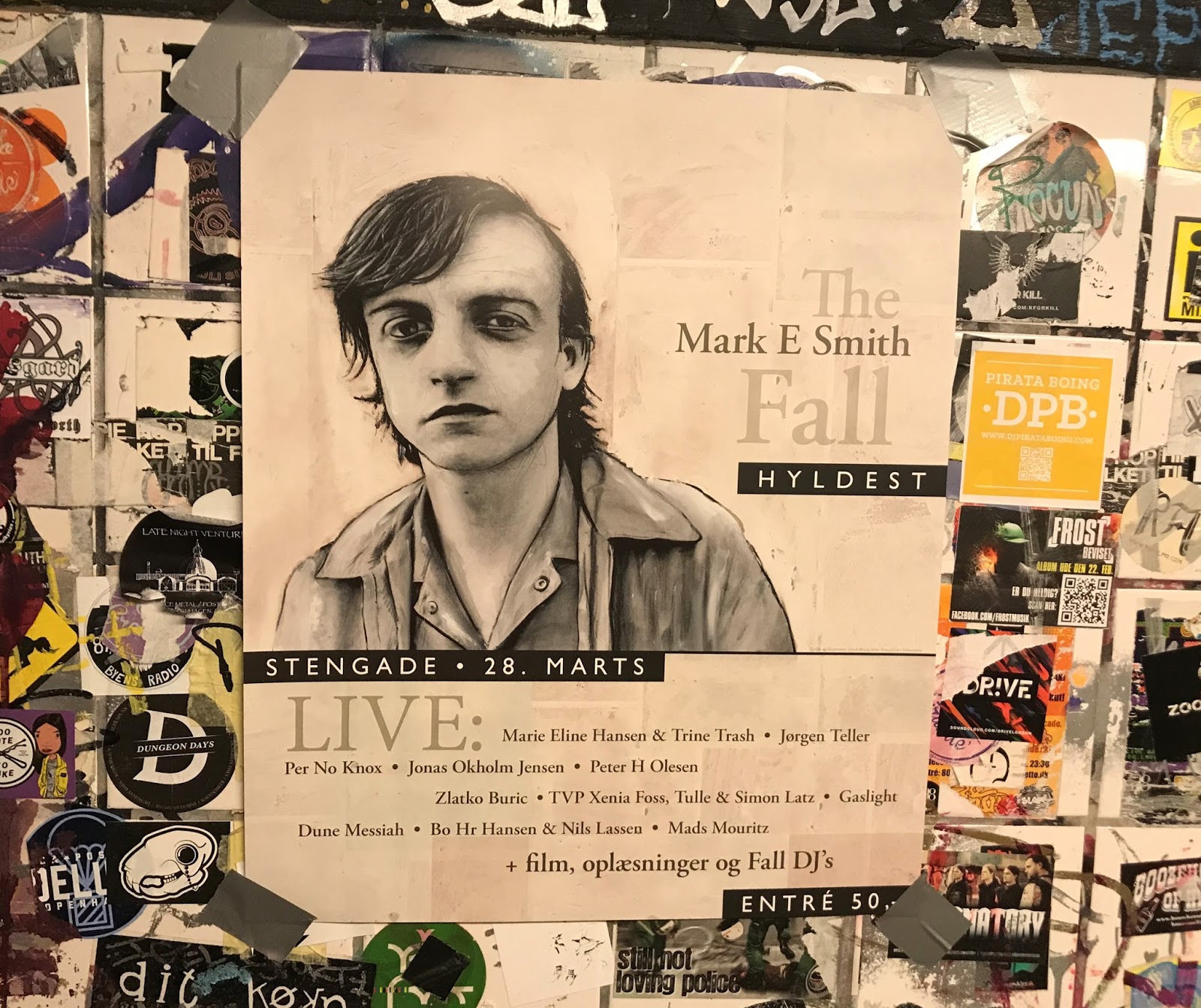 From the Basement / DKTapers: 2018-03-28 - Mark E. Smith / The Fall Tribute - Copenhagen ...