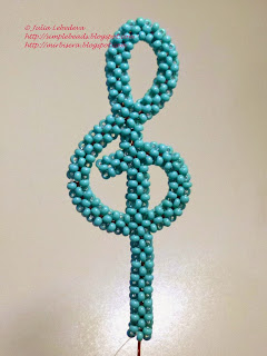 Beading for the very beginners: Treble clef