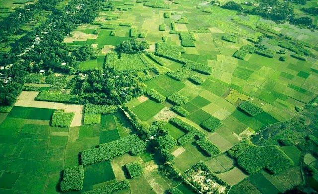 Birds eye (Aerial) View of Bangladesh (পাখির চোখে দেখা বাংলাদেশ)।