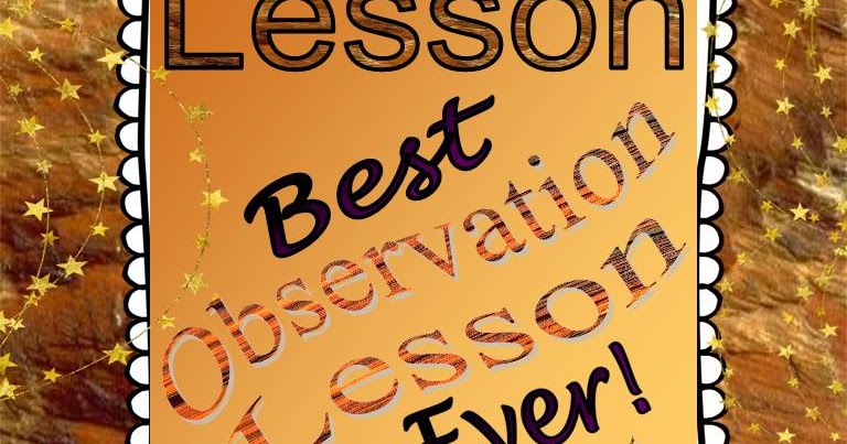 Teacher Ink: Teacher's Observation Lesson