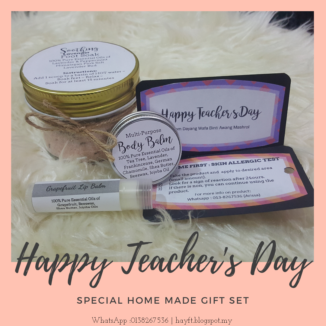 DIY : Happy Teacher's Day Gift Set - How Are You Feeling Today?
