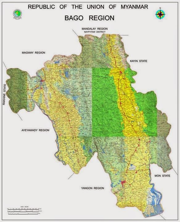 Utm map of myanmar - nomgw