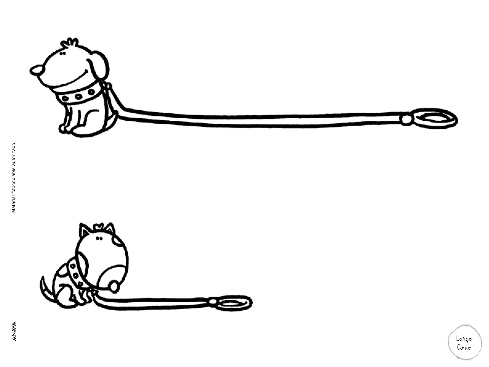 Blog de Aula de Infantil 3 años: Concepto largo-corto