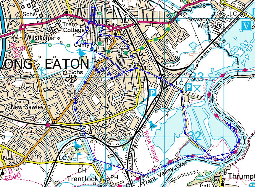 Journeys on Foot: Not a walk, walkabout in Long Eaton