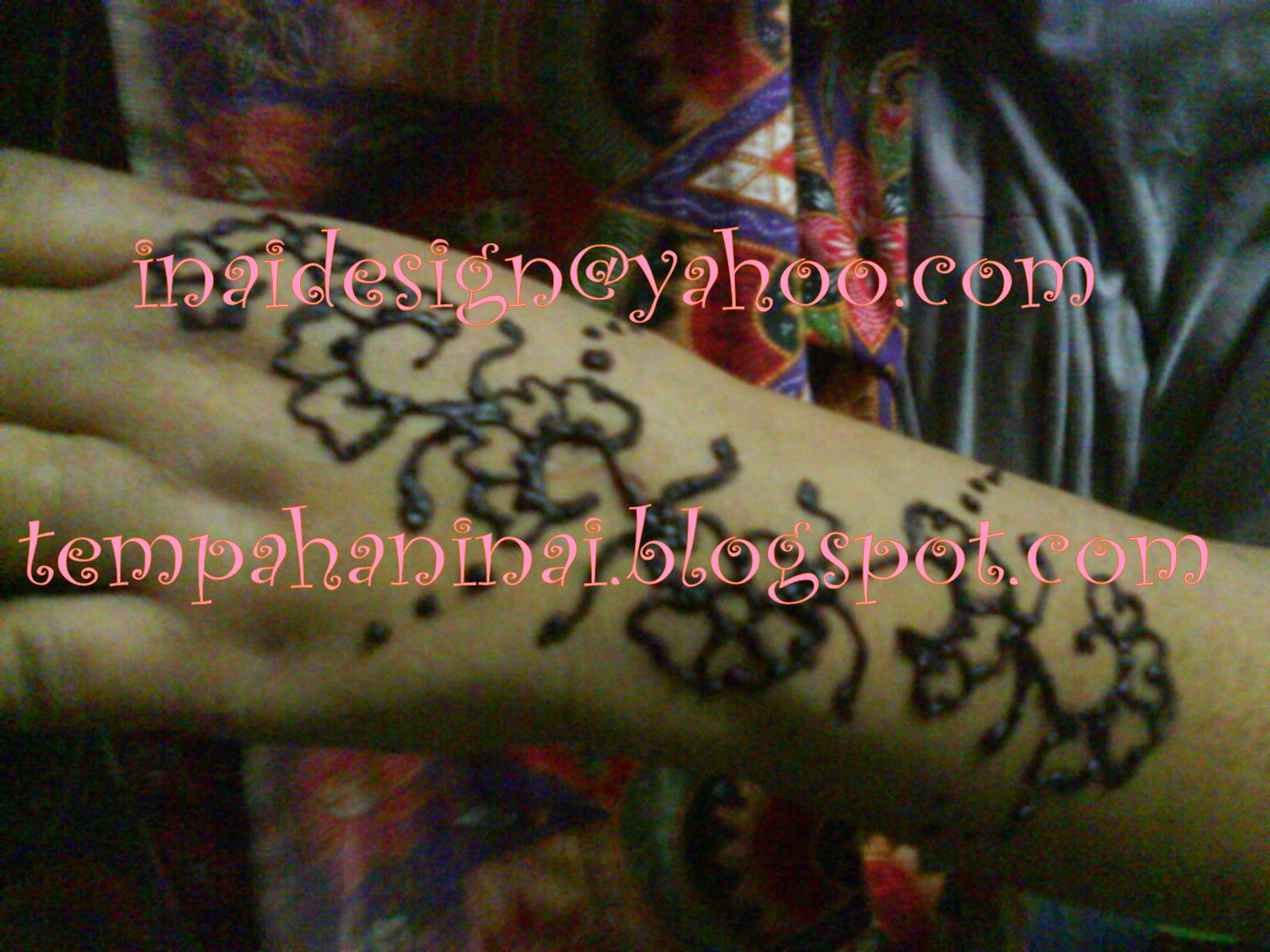 Perkhidmatan Melukis Inai: Design - Henna