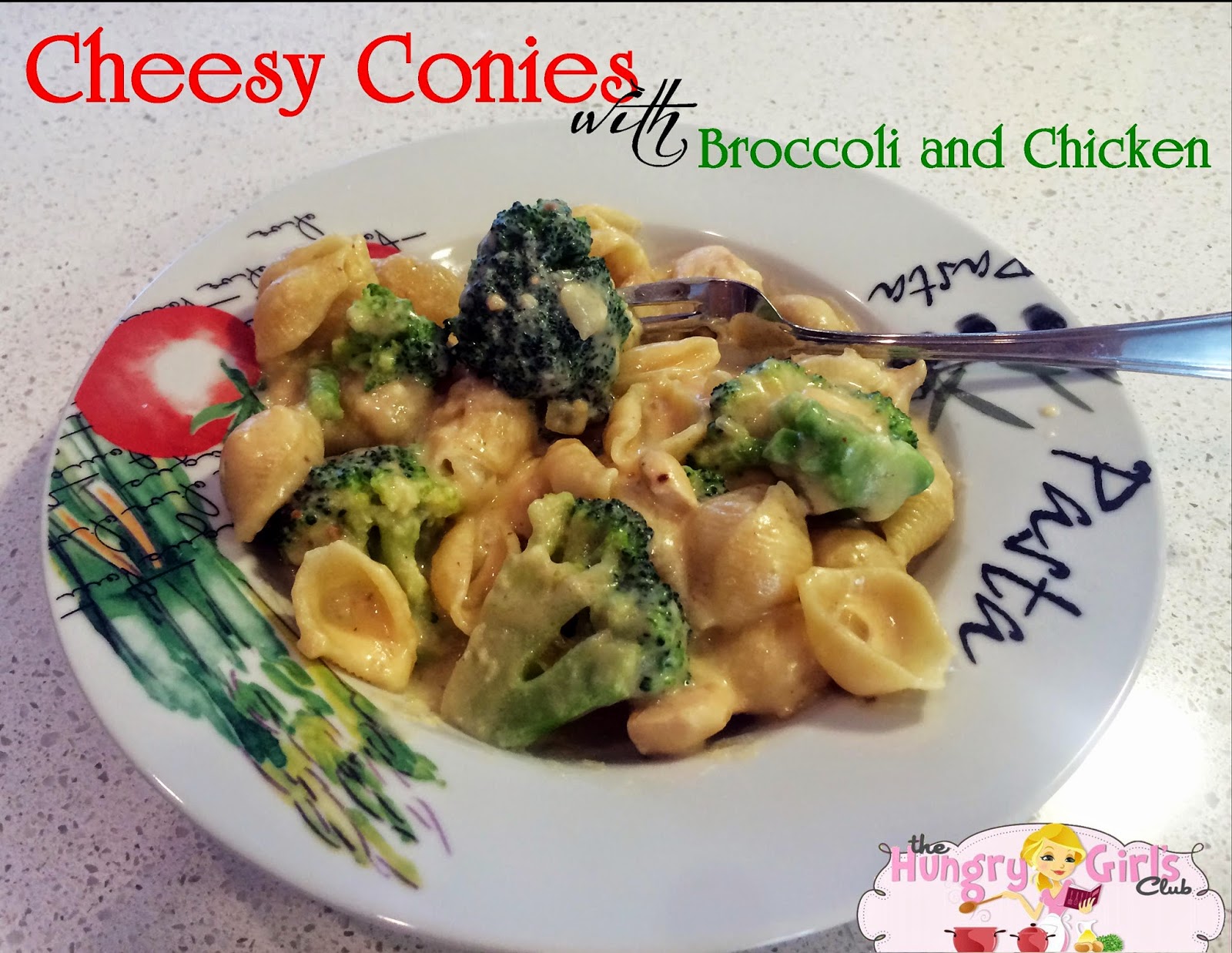 The Hungry Girl's Club: Cheesy Conies with Broccoli and Chicken