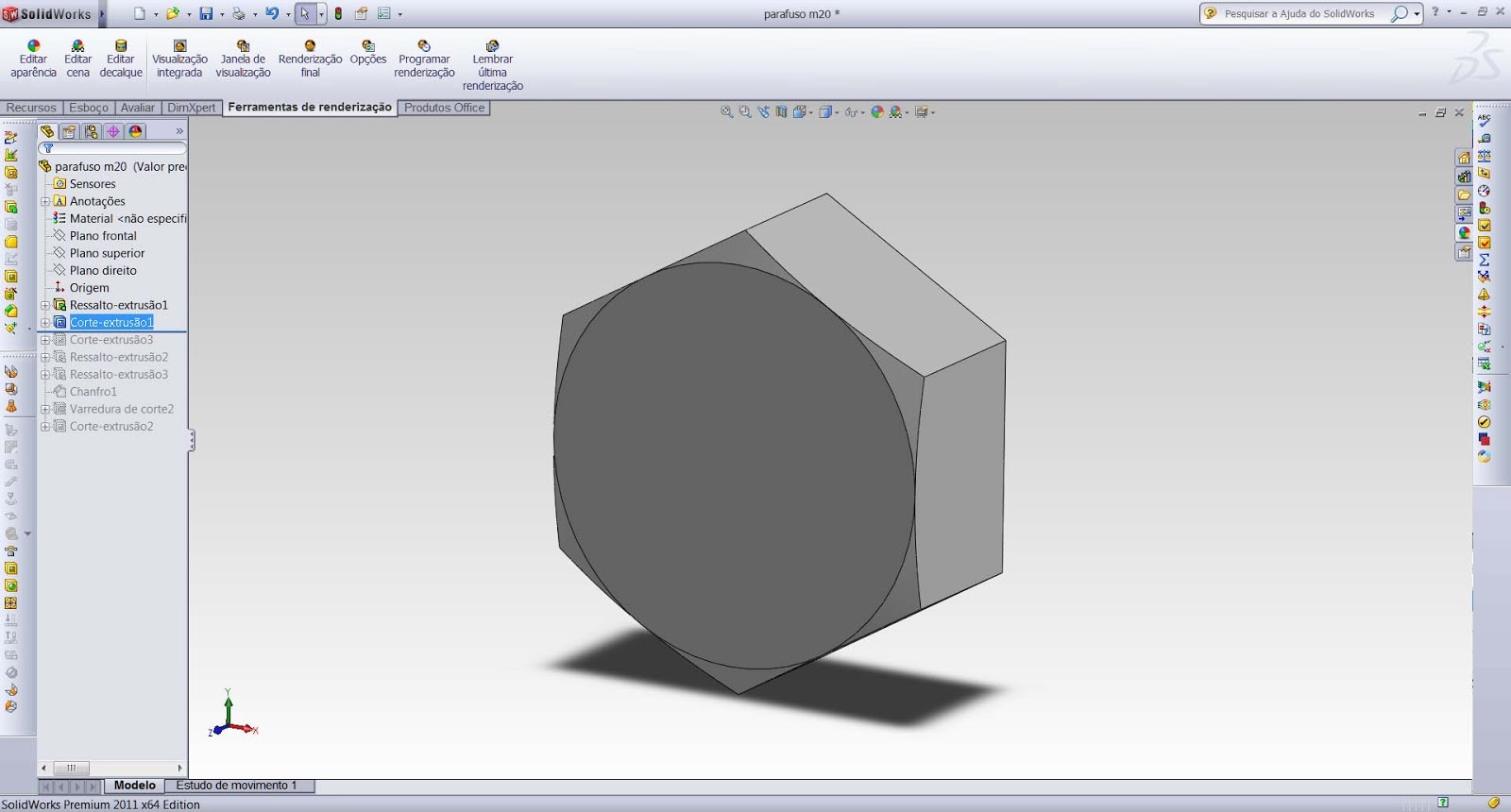 Contorno Digital: Modelando no SolidWorks