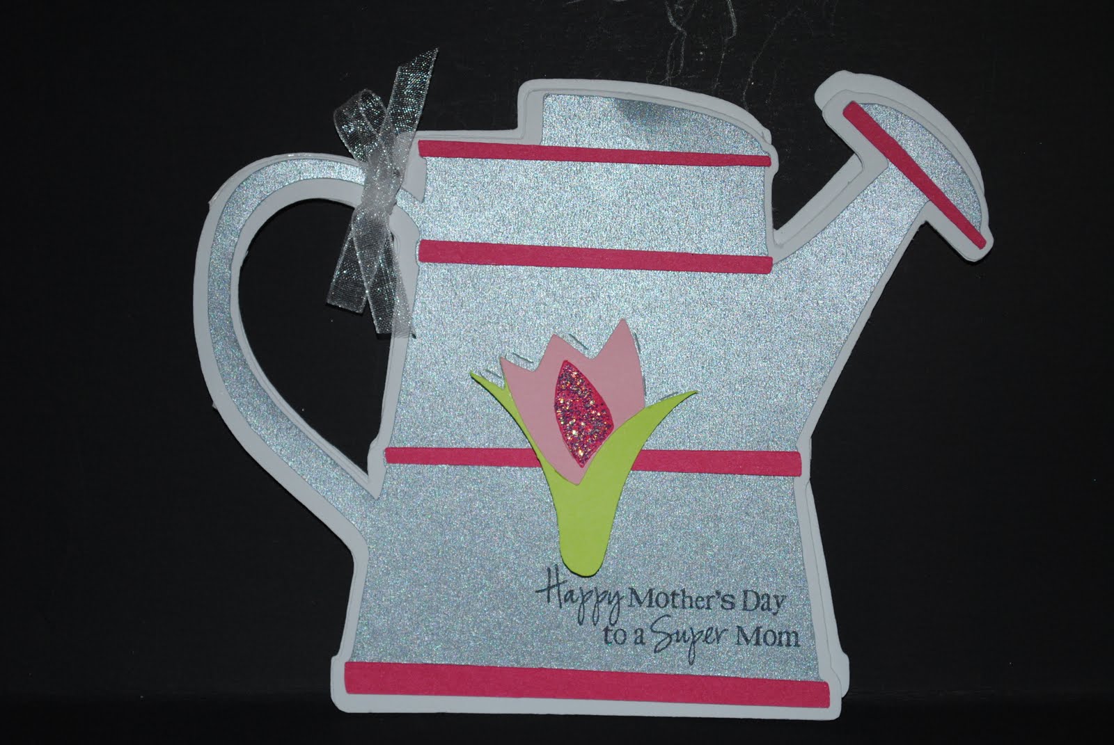 cricutology: Watering Can Mother's Day card