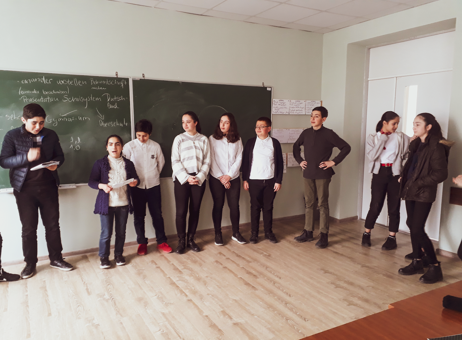 Our beloved EVS volunteer's German language club