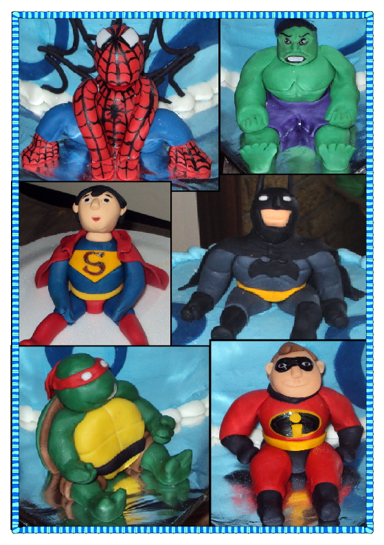 Delana's Cakes: Super Heroes Cake Toppers