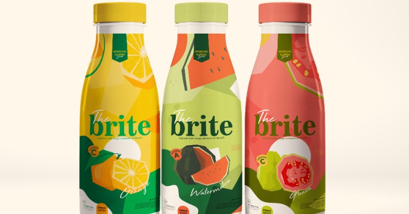 The Brite - Summer Fruity Yoghurt Drink on Packaging of the World ...