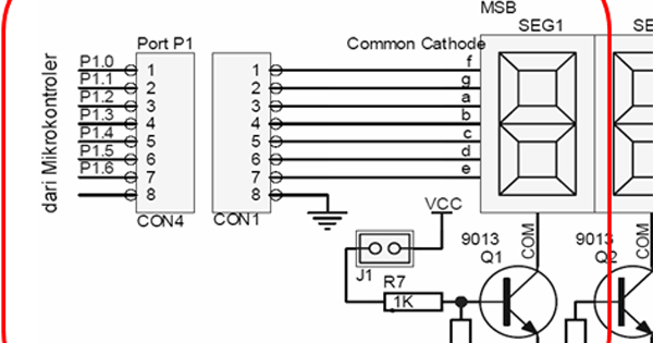 Counter Dengan Tampilan 7 Segment Yang Dikendalikan Oleh Mikrokontroler - Niguru Indonesia