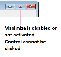 Disable Maximize and Minimize control in a form using Visual Studio