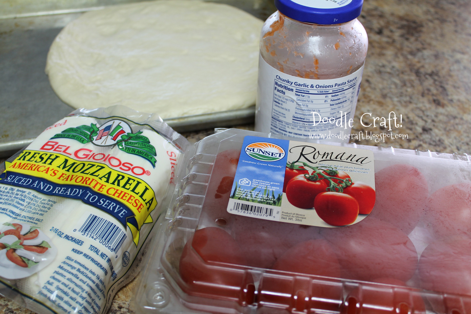 Italian Roma Tomato Mozzarella Grilled Pizza!