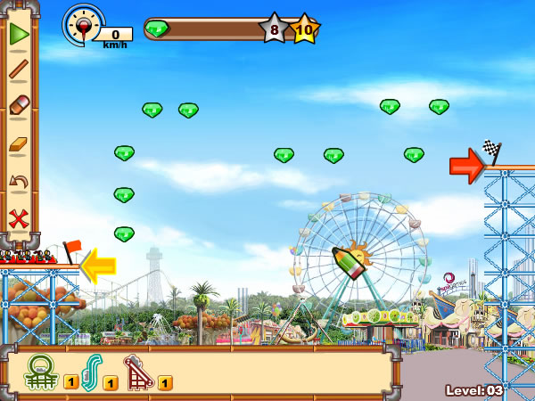 School Games Online: Rollercoaster creator 2