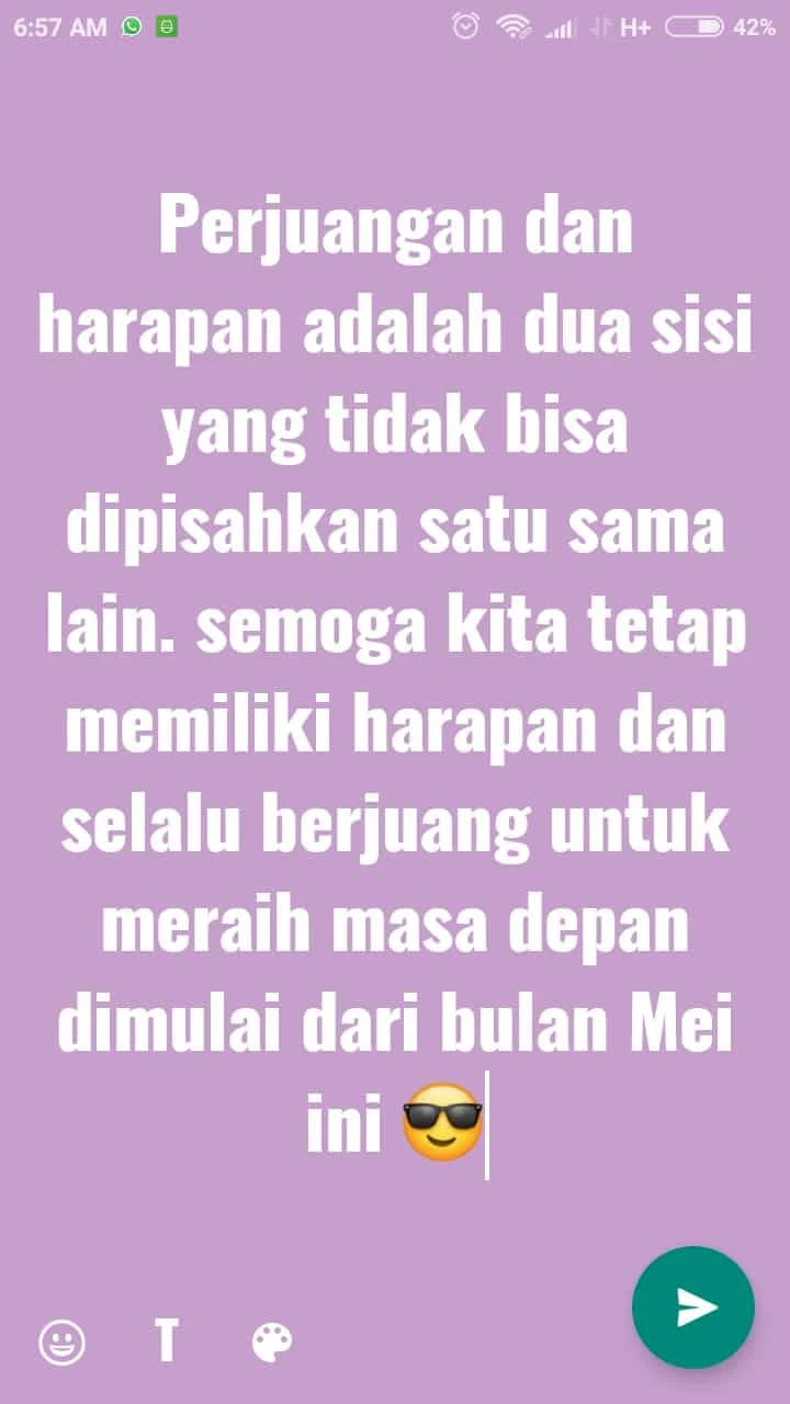 Kumpulan Kata Mei untuk Status dan Caption Keren - KOSNGOSAN