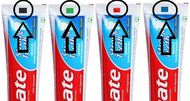 Why is there Different Colors on Toothpaste ~ TELUGU WORLD