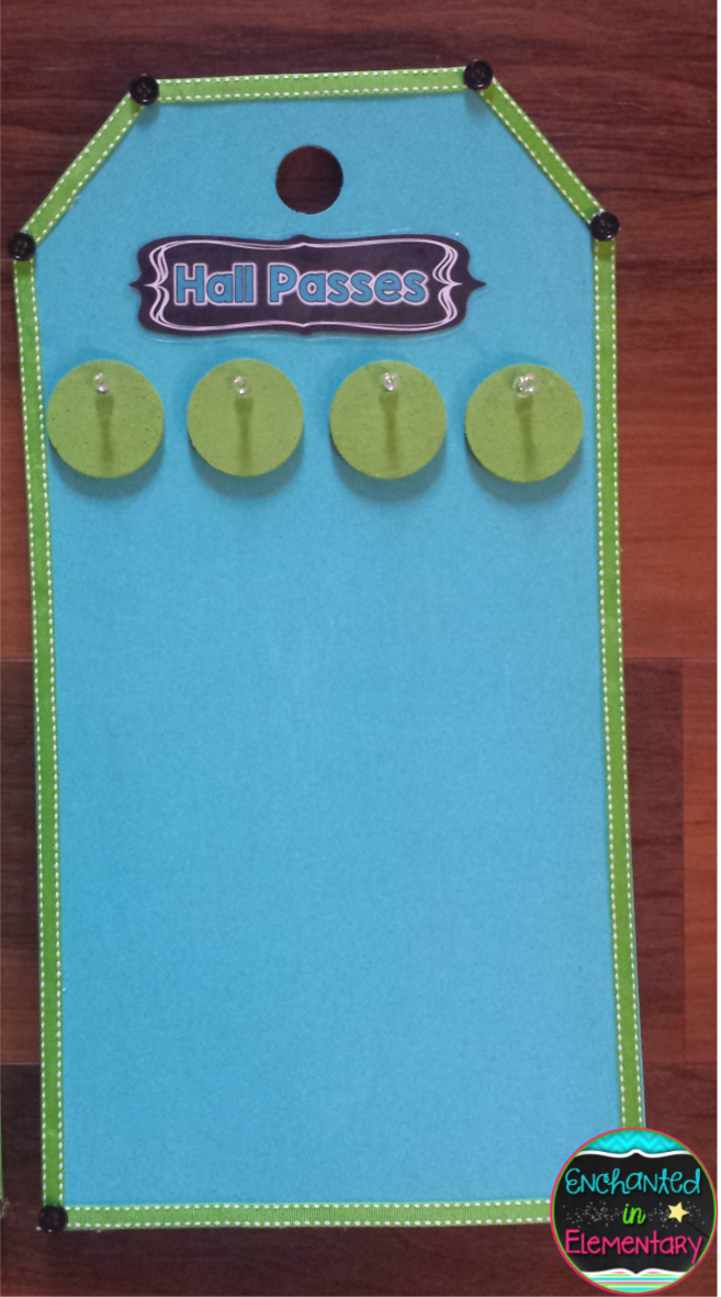 Monday Made-it: Word Wall part 2, hall pass display, and picture display