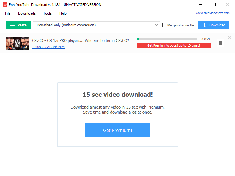 Free YouTube Download Premium 4.3.96.714 for windows download - fmgar