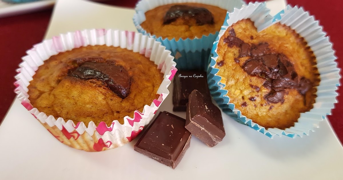 Amigos na Cozinha: Muffins de 4 ingredientes