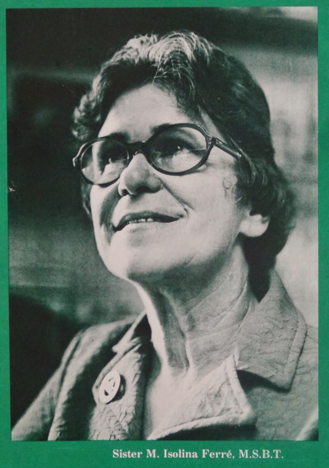 Gerardo: Sister Isolina Ferré le habla a todas las generaciones.