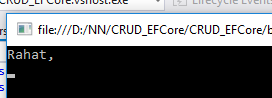 CRUD Operation using Entity framework core - Code first procedure (Part -2)