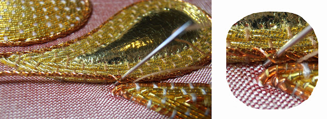 Goldwork progress - nearly there