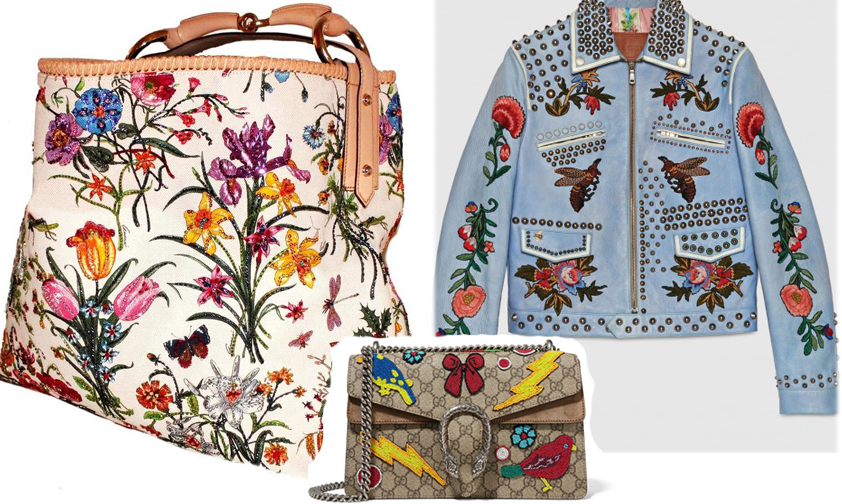 Dunitz & Company: Beads Embroidery Gucci Dunitz