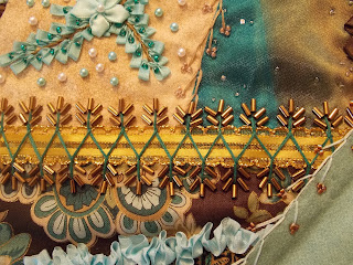 The Beaded Needle: New Crazy Quilt