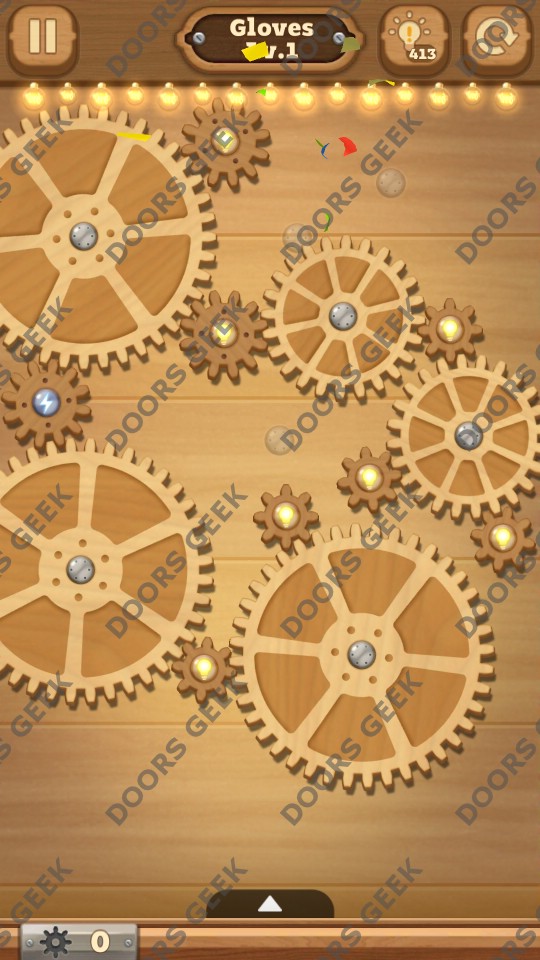 Fix it: Gear Puzzle [Gloves] Level 1 Solution ~ Doors Geek