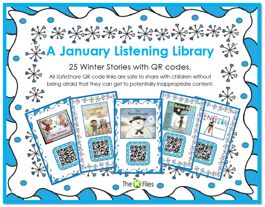 The K Files: January Listening Center with QR Codes