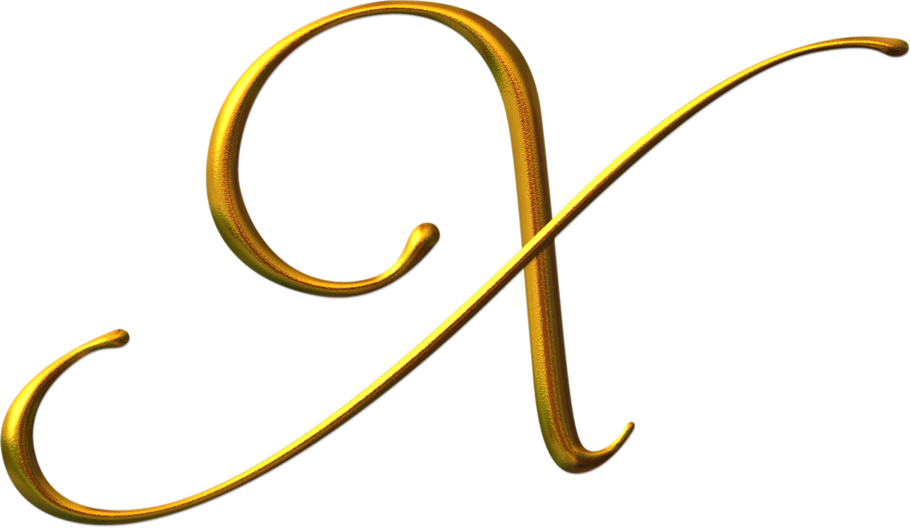 Letras en Dorado. Golden Letters. - Oh my Alfabetos!