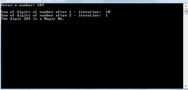 C Code To Find Magic Number Nested Code Tech Float 5091