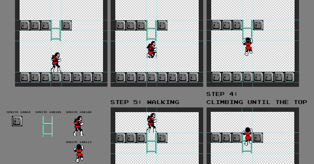 Making a ladder with a proper climbing code
