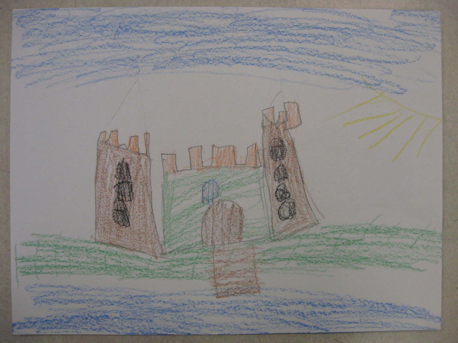 Miss Young's Art Room: Kindergarten Castles