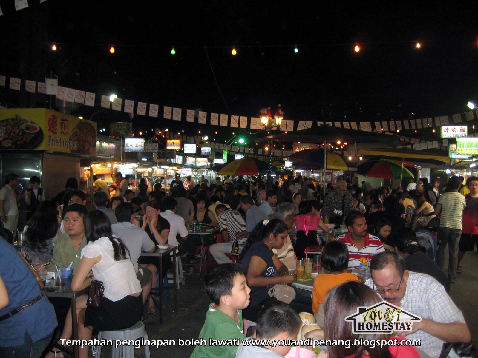 PENANG NIGHT TOUR GURNEY DRIVE ~ You & i Homestay