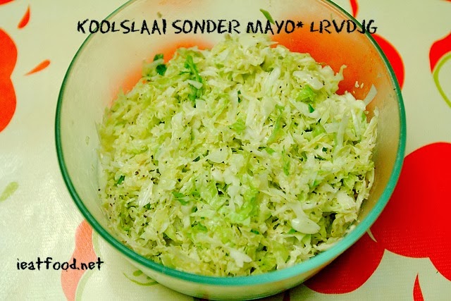 LEKKER RESEPTE VIR DIE JONGERGESLAG: KOOLSLAAI SONDER MAYO