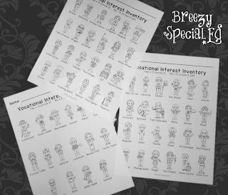 Career Exploration: Vocational Daily Questions, Job Posters, Interest ...