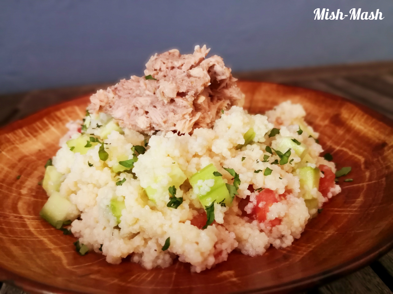 Салата с риба тон и кус-кус - Mish-Mash